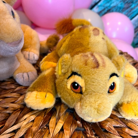 disneyland | Toys | Vintage Disney Store Young Simba Nala Stuffed Plush ...